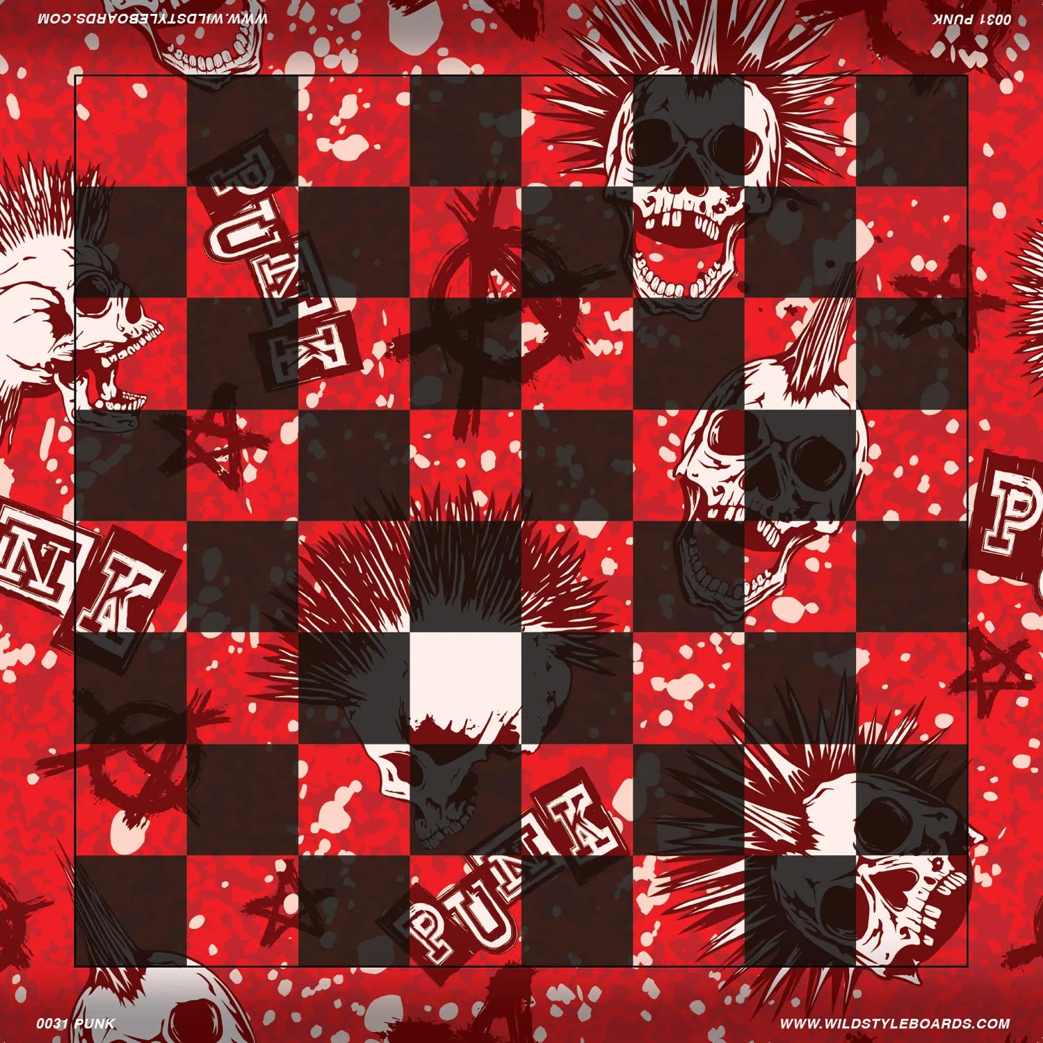 Punk - Full Color Vinyl Chess Board – Wholesale Chess