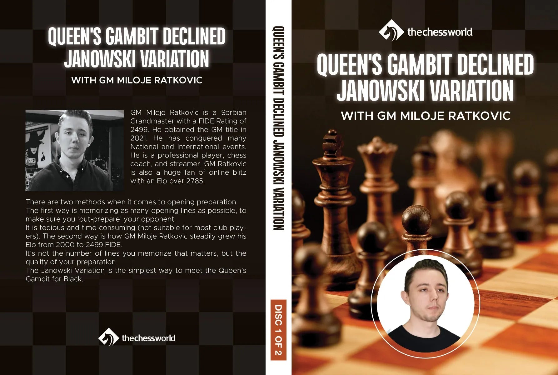 Queen’s Gambit Declined Janowski Variation - GM Miloje Ratkovic ...
