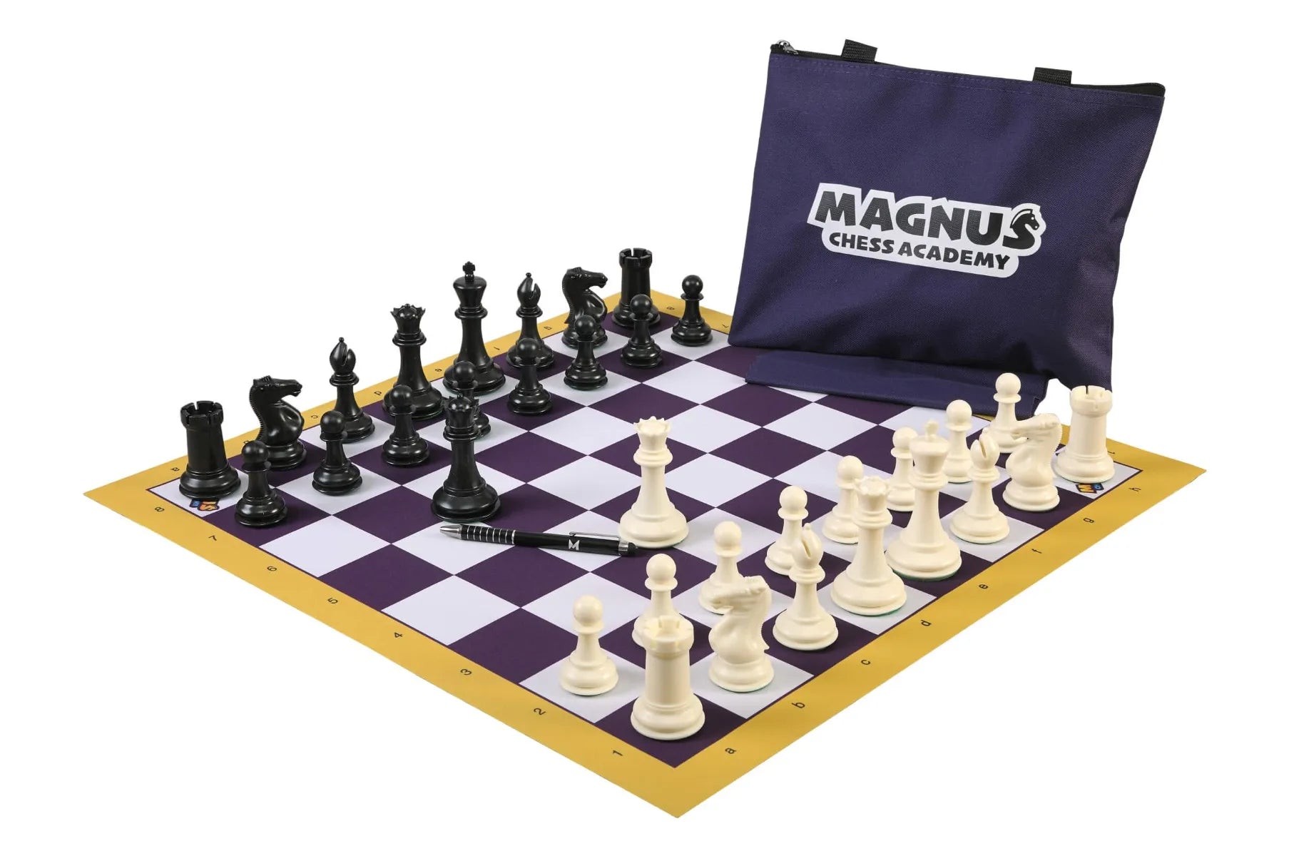 Magnus Academy Signature Series Chess Set Bag And Board Combination ...