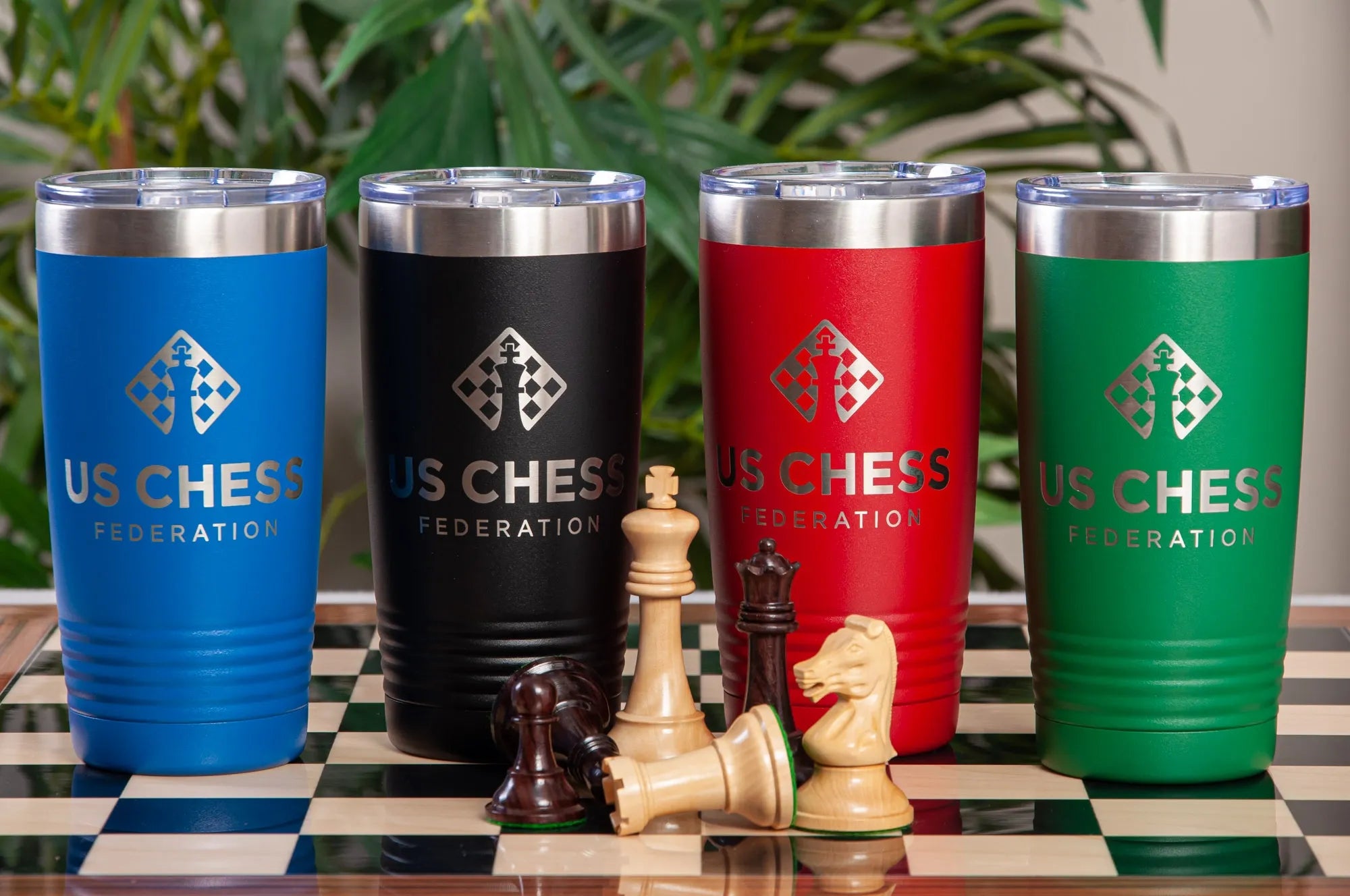 US Chess Federation Engraved 20 oz. Tumbler – Wholesale Chess
